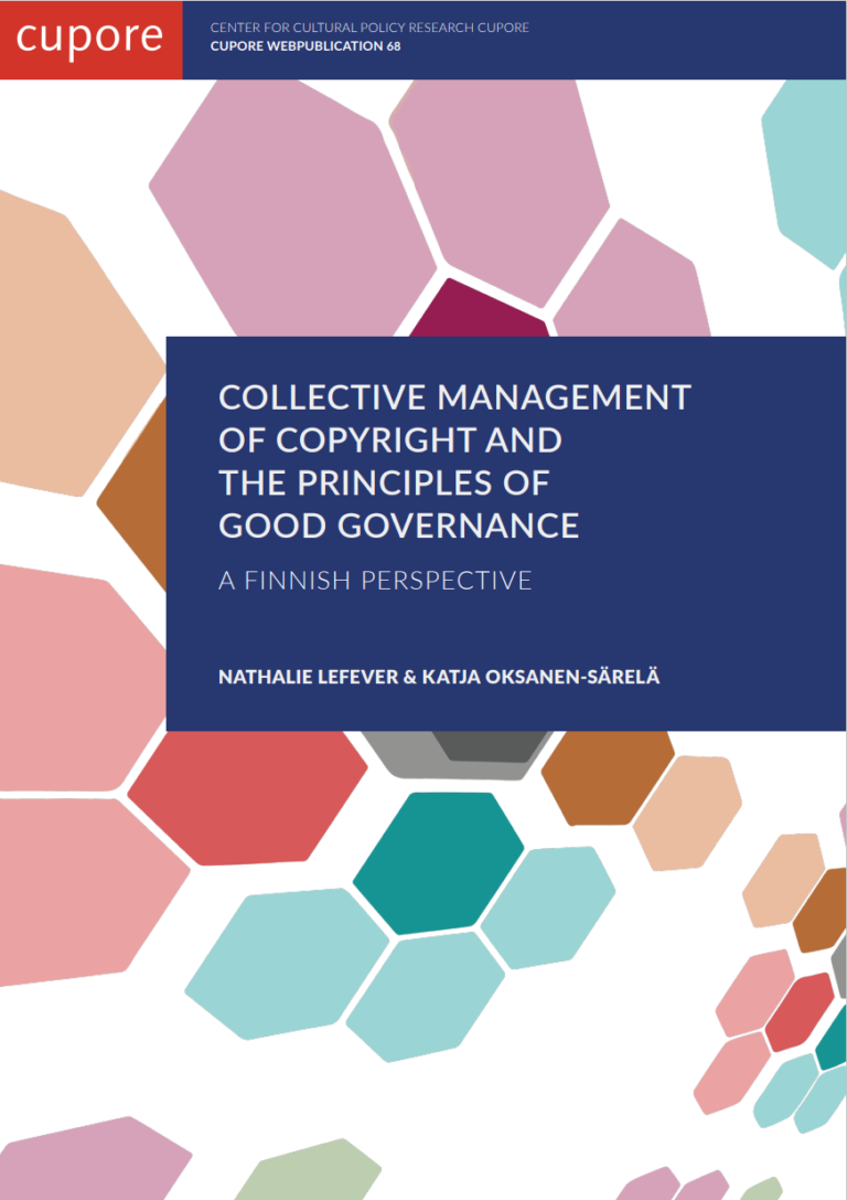 Collective management of copyright and the principles of good ...